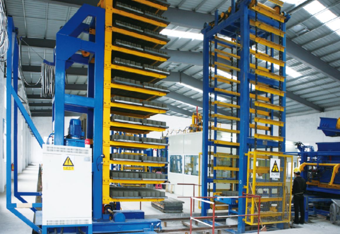 RTQT18 Automatic Block Production Line - REIT Machine Block Making ...